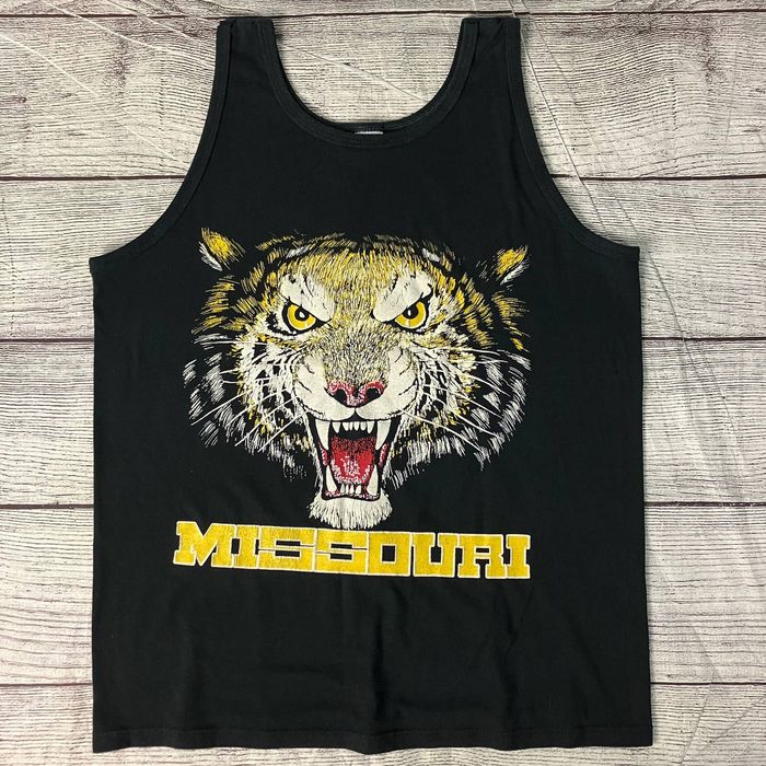 Vintage Vintage 1980s Missouri Tigers NCAA College Tank Top | Grailed