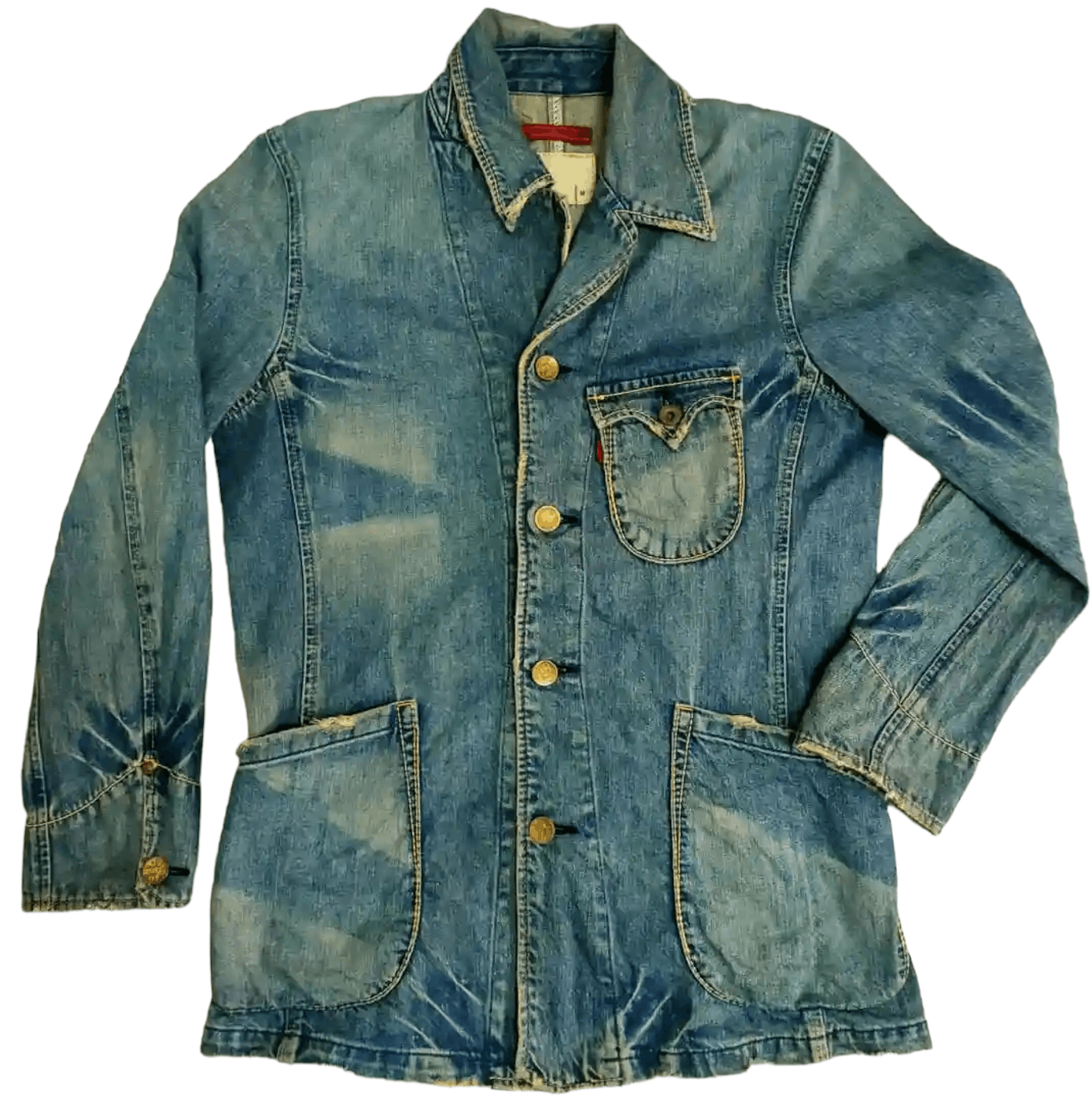 Denim Jacket × Distressed Denim × Levi's Vintage Clothing Levis Ladies ...