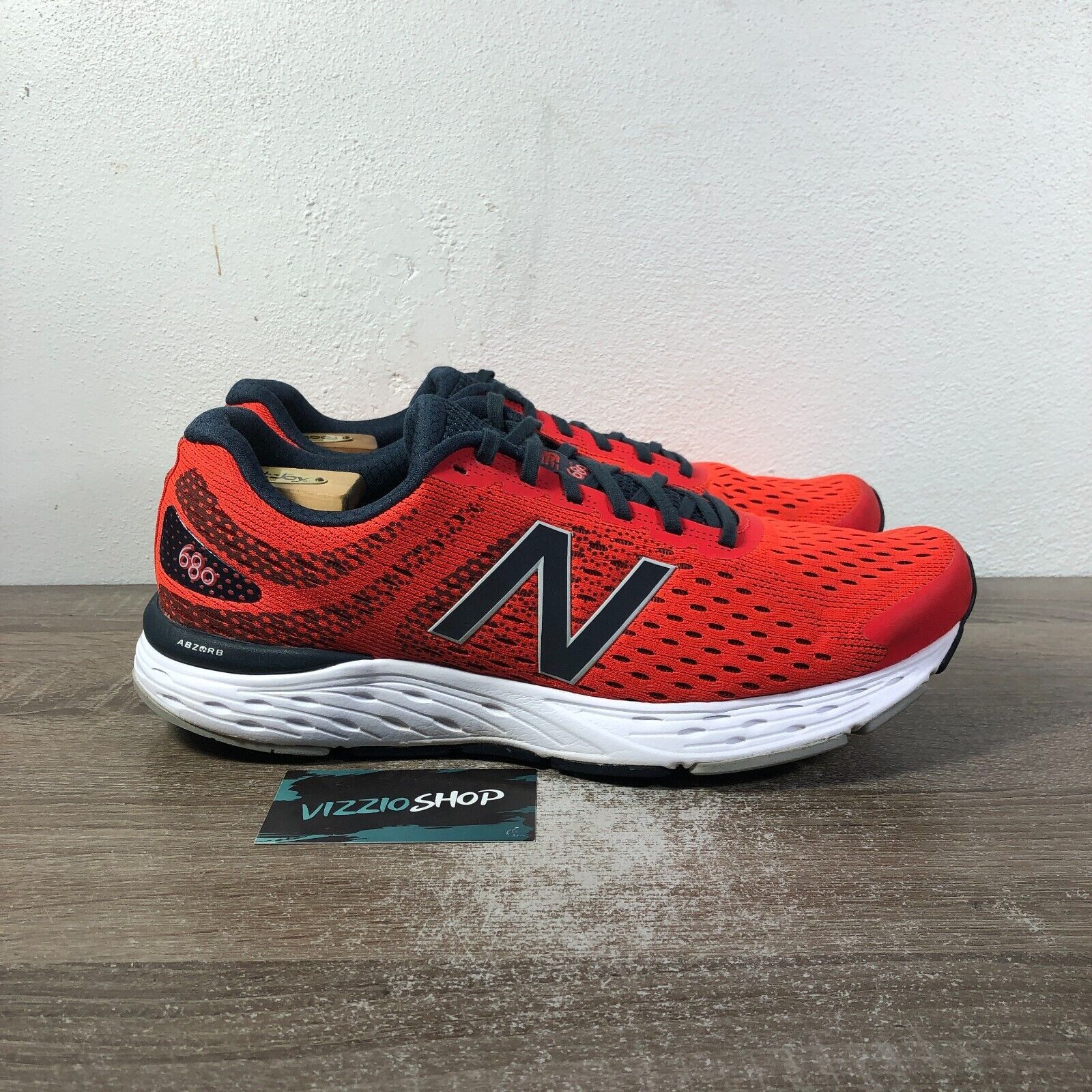 New Balance New Balance 680V6 Red Navy Blue Running Men's 13 D Medium ...