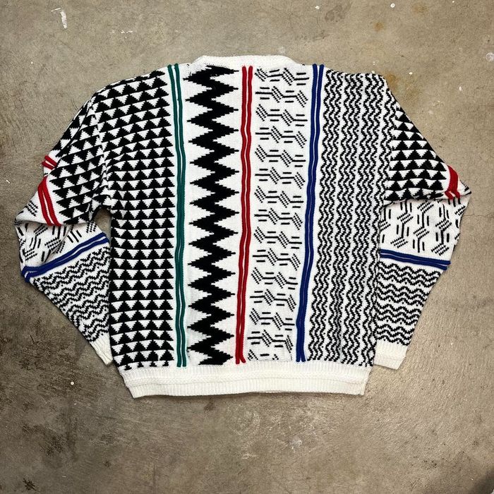 Vintage Vintage 80s Concrete Mix Knit Sweater Coogi Style 3D Texture ...