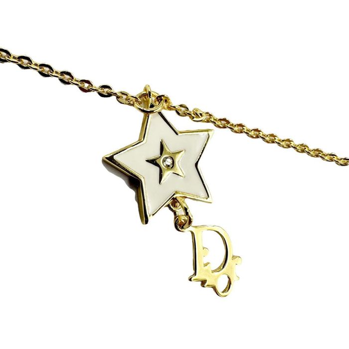 Dior Vintage Dior Enamel Star Necklace | Grailed