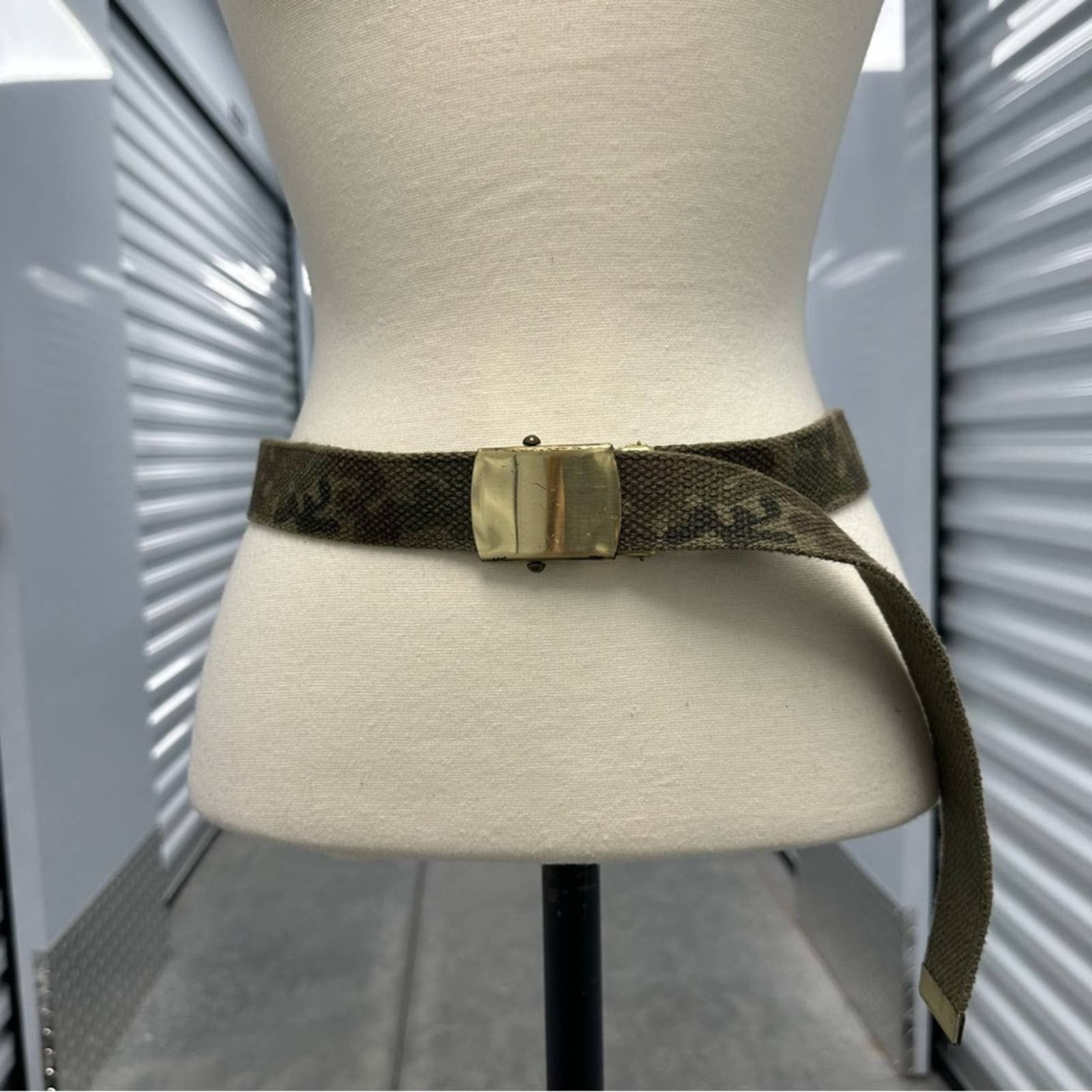 Vintage Vintage army camo canvas adjustable belts | Grailed