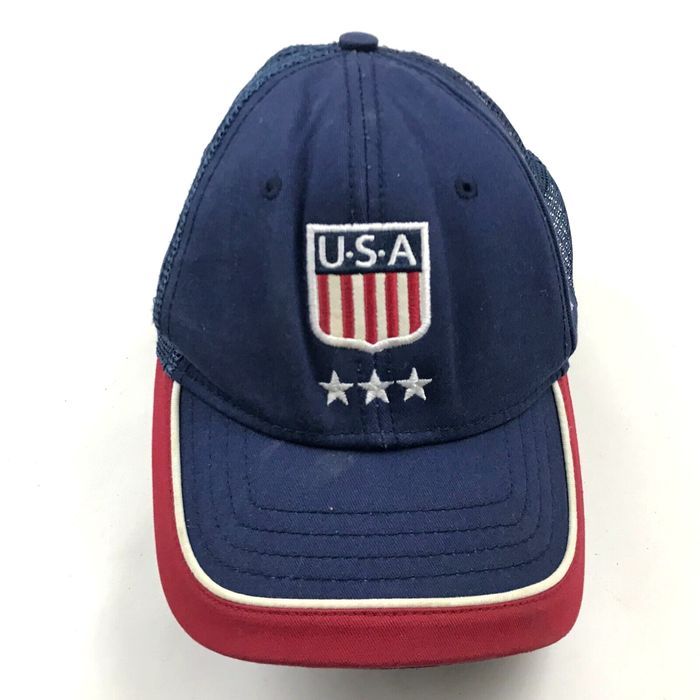 Speedo America Hat Cap Snapback Blue Speedo Adjustable Stars And ...