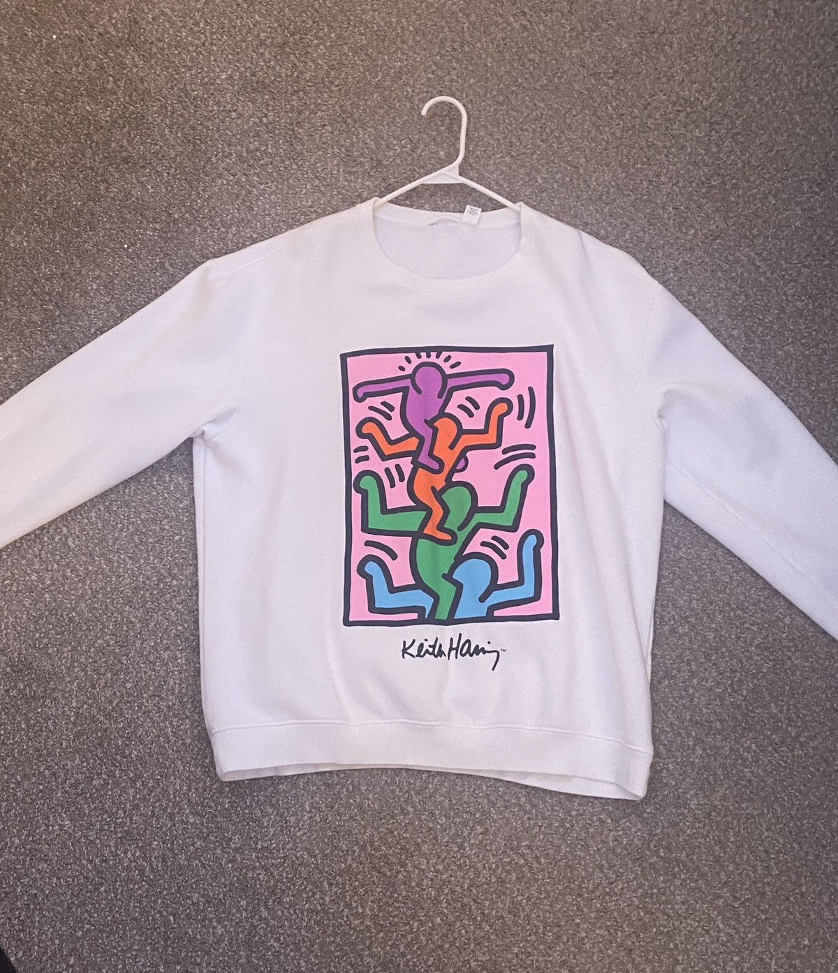 Keith Haring × Streetwear Keith Haring Graphic Sweater | Grailed