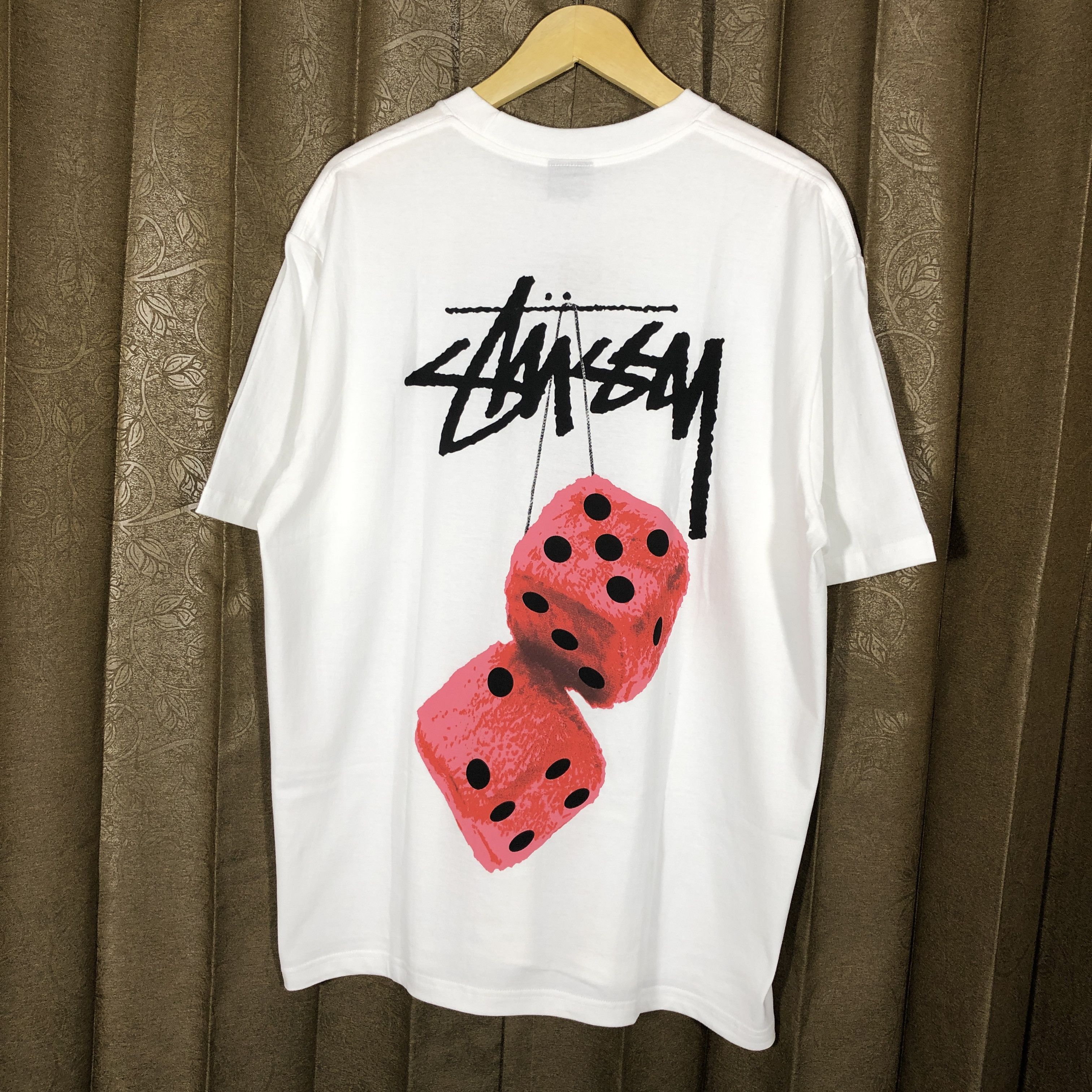 Stussy Stussy Fuzzy Dice Tee Medium | Grailed