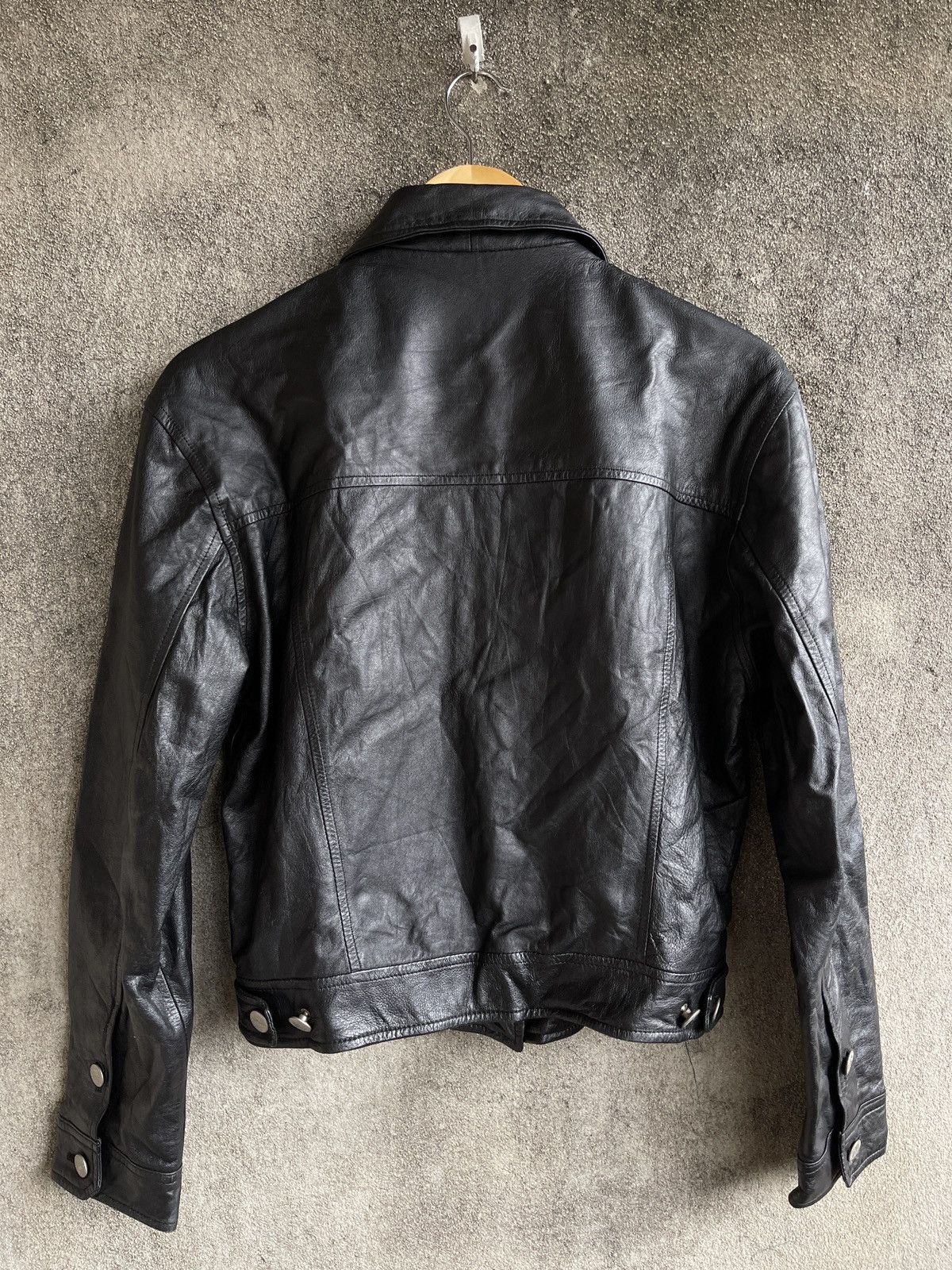 Japanese Brand Last Drop🔥Rare🔥Vintage ART ABLE Trucker Leather Jacket ...