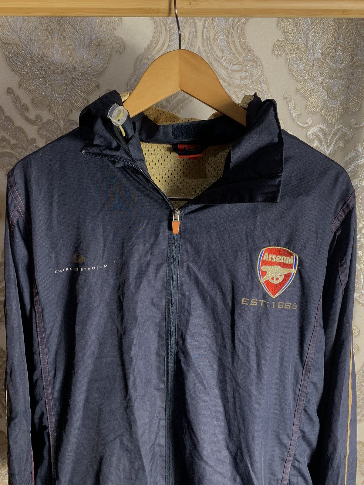 Vintage Vintage Arsenal London Soccer Jersey Light Jacket Y2K 90s | Grailed