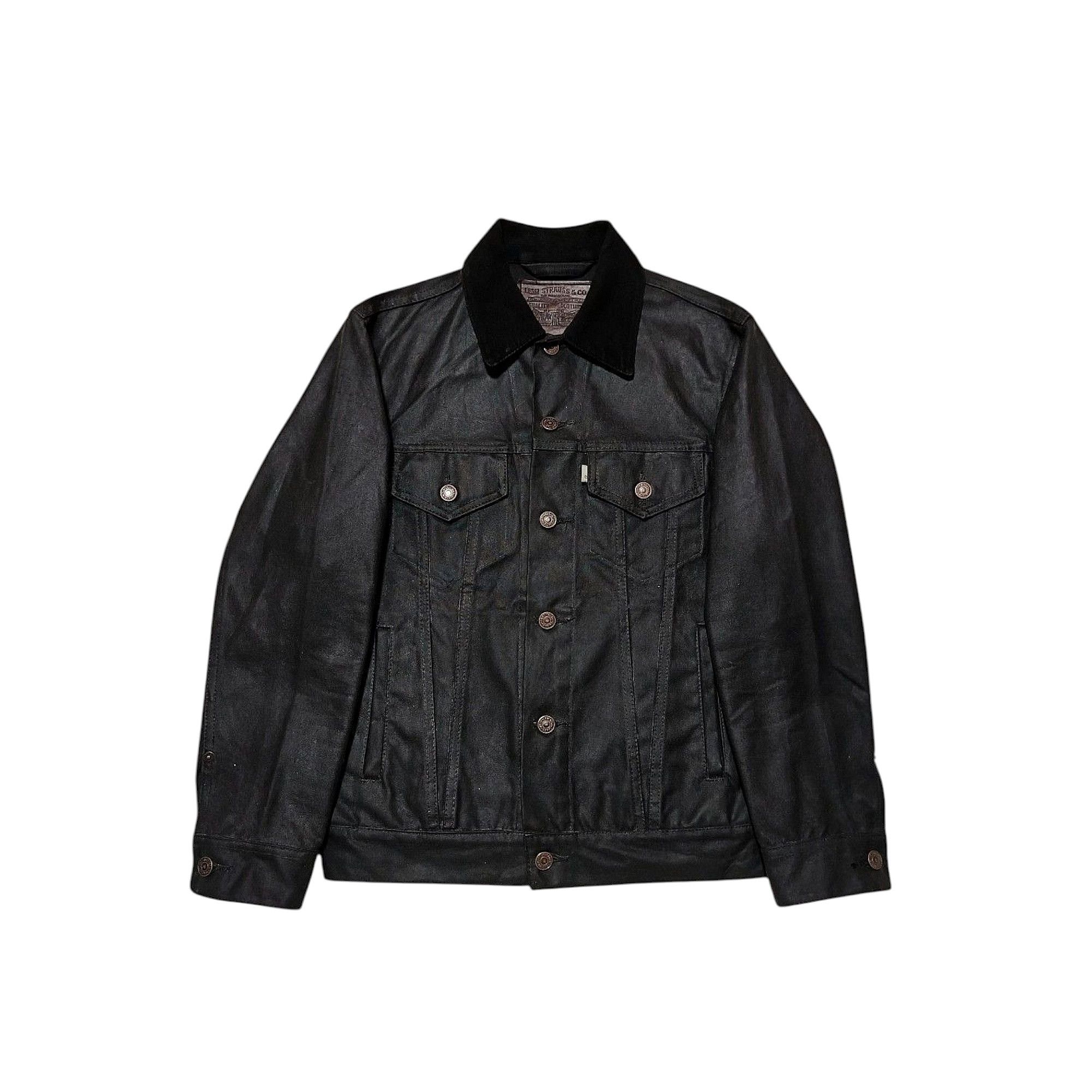 Filson × Levi's Filson x Levi's Black Waxed Trucker Jacket | Grailed