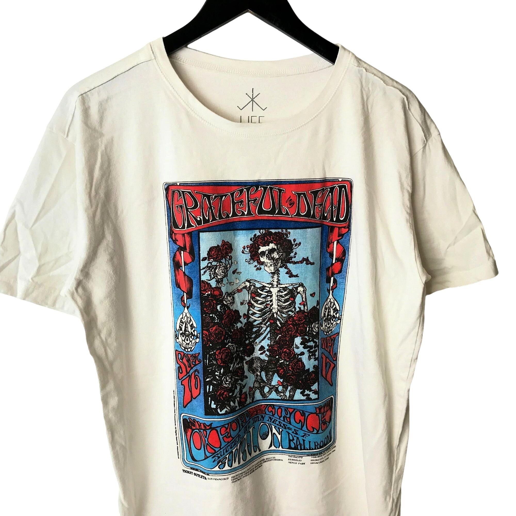 Urban Outfitters Oversized Grateful Dead Skeleton T Shirt Womens White ...