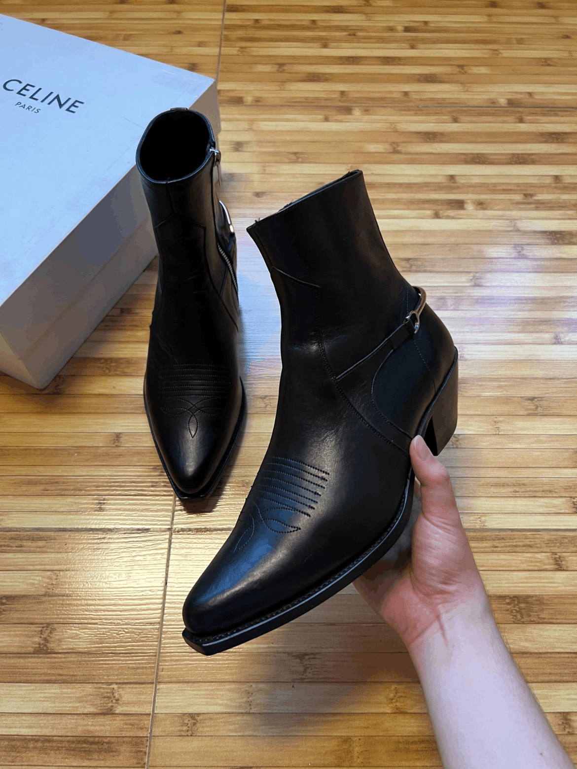 Celine Celine 20SS Western Chelsea Boots | Grailed