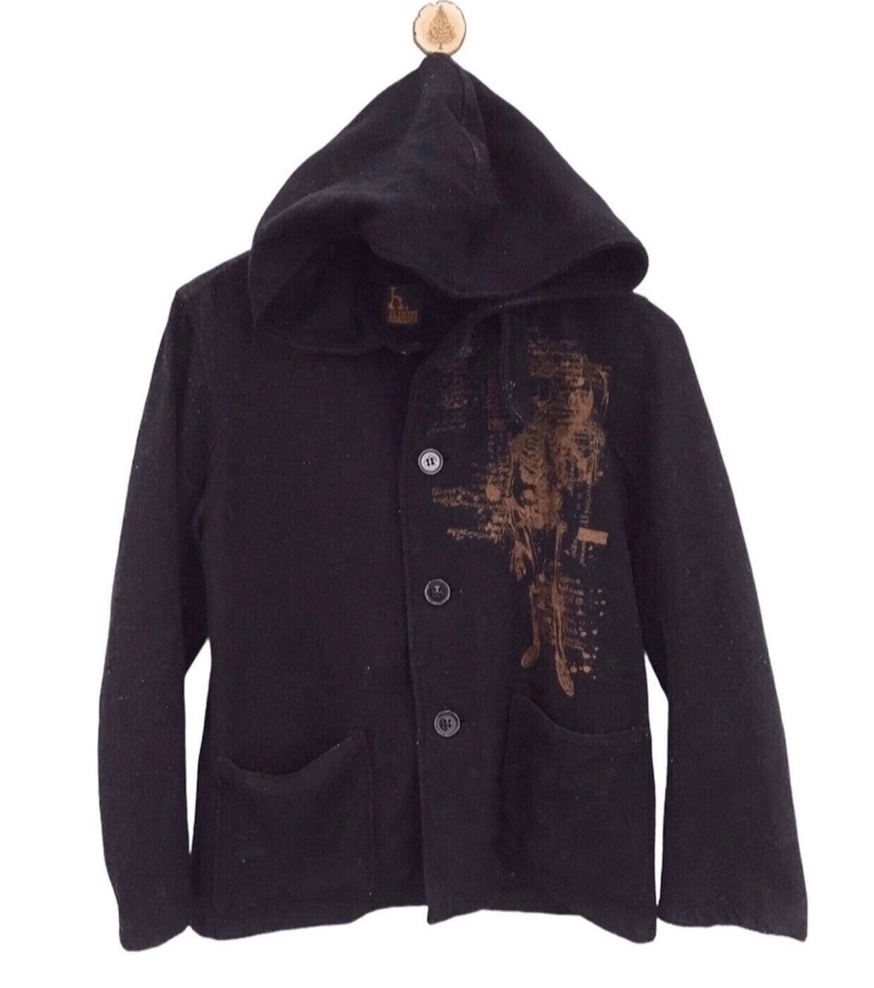 Japanese Brand Japanese Style Fashion Punk H.Anarchy Wool Hooded Jacket ...
