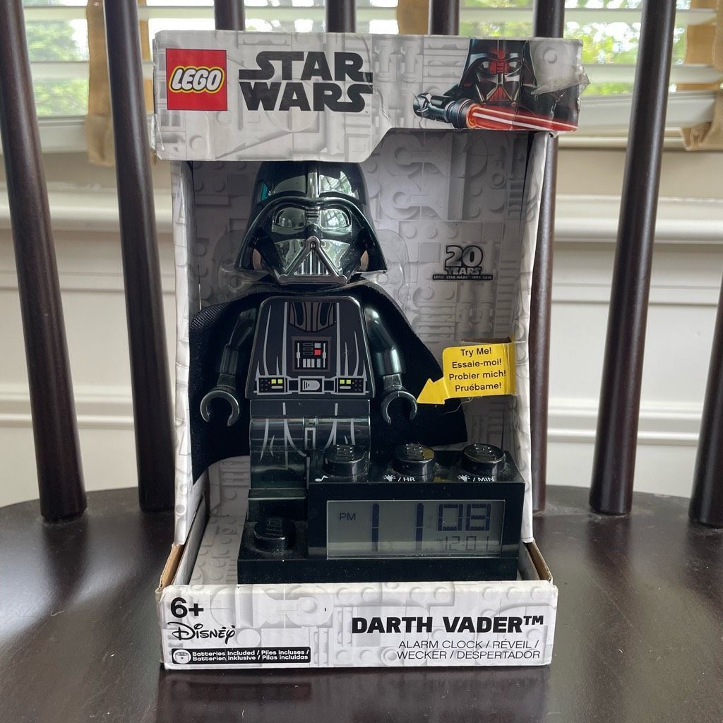 Lego NIP Darth Vadar Alarm Clock Lego Minifig 9004216 20 Years of | Grailed