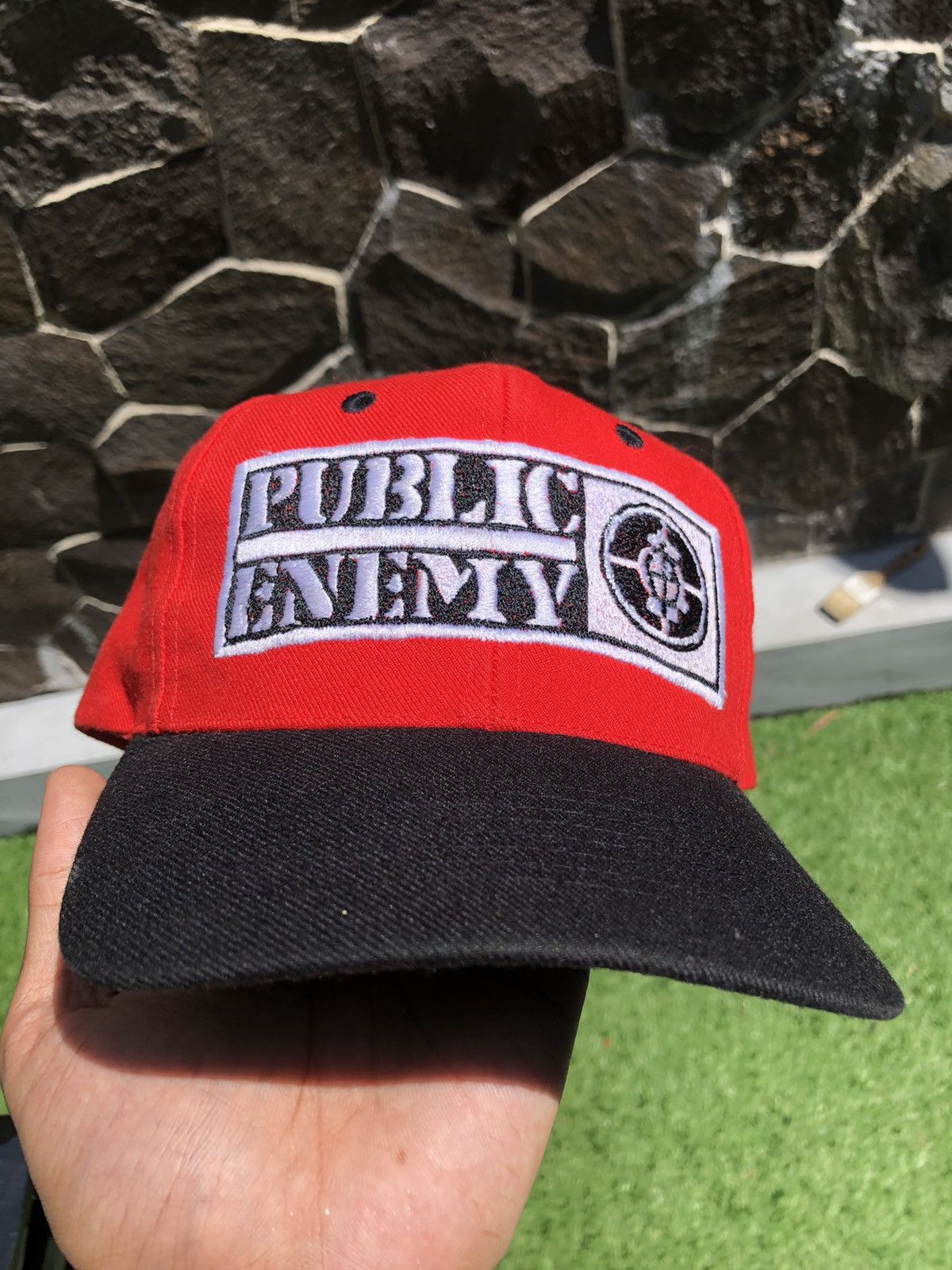 Public Enemy 80s Public Enemy Snapback | Grailed