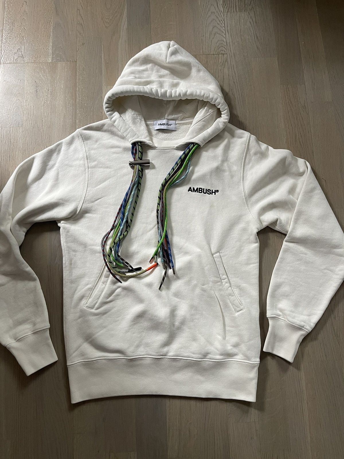 Ambush Design AMBUSH hoodie real sizes shown in photos by tape measure ...