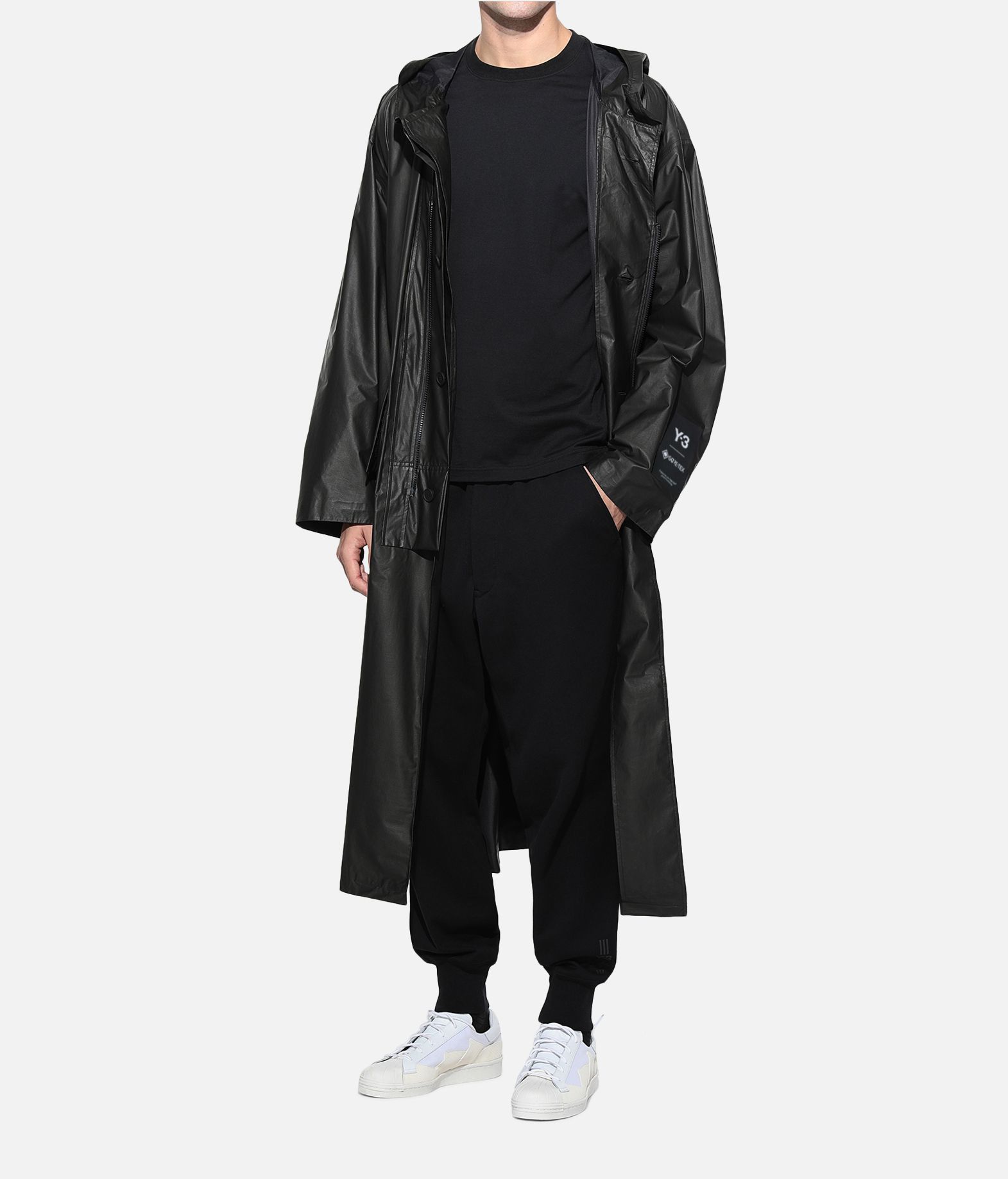 Y-3 × Yohji Yamamoto Yohji Yamamoto Long Coat Y3 Utility Coat Gore-Tex ...