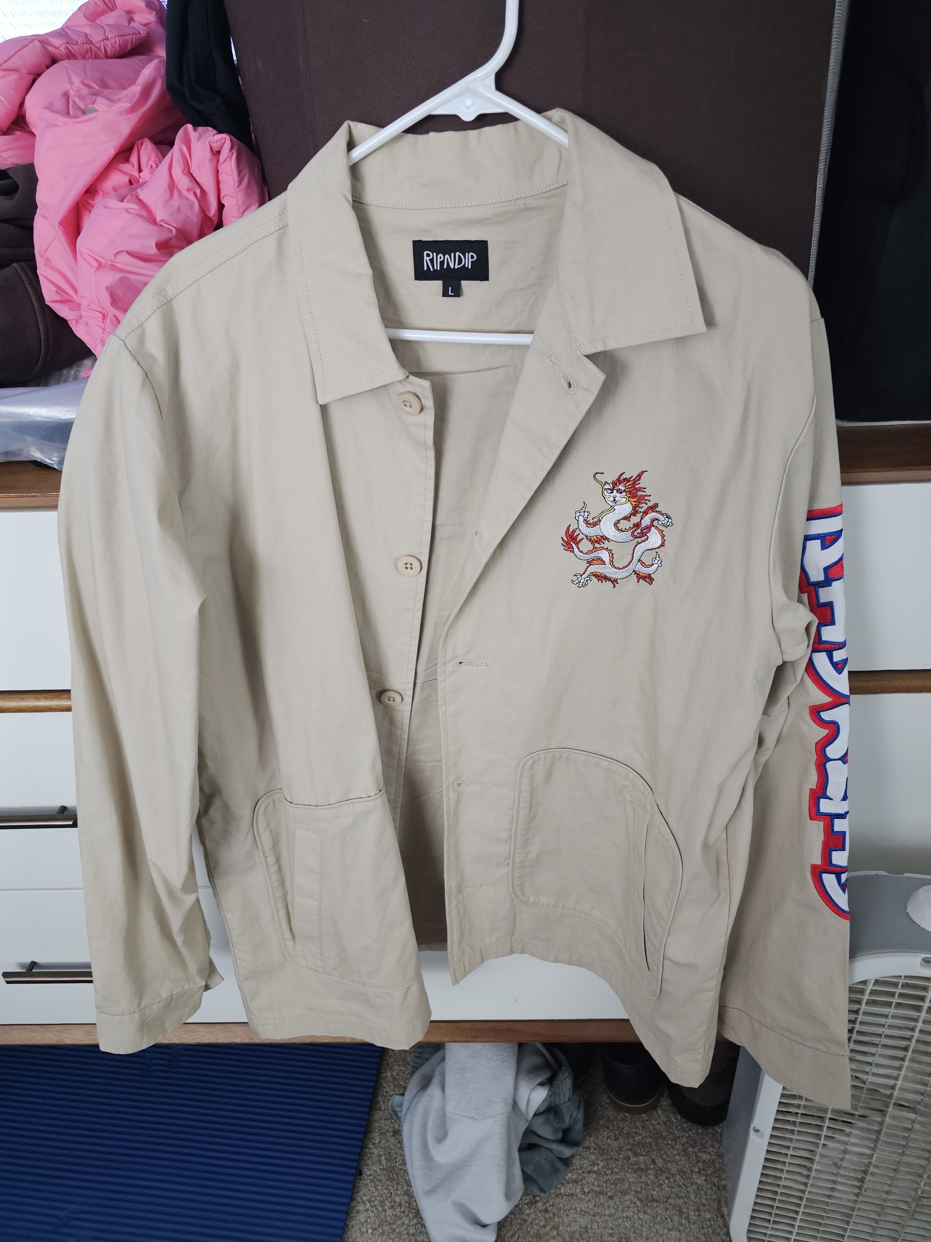 RIPNDIP Rip N Dip Cat Dragon Jacket | Grailed