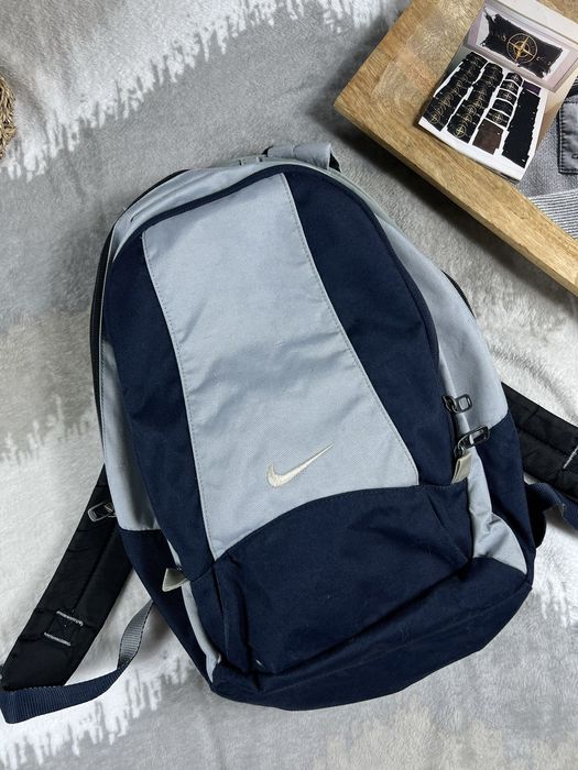 Nike 🩵 VINTAGE 90’S NIKE SWOOSH GORPCORE BABY BLUE RETRO BACKPACK | Grailed