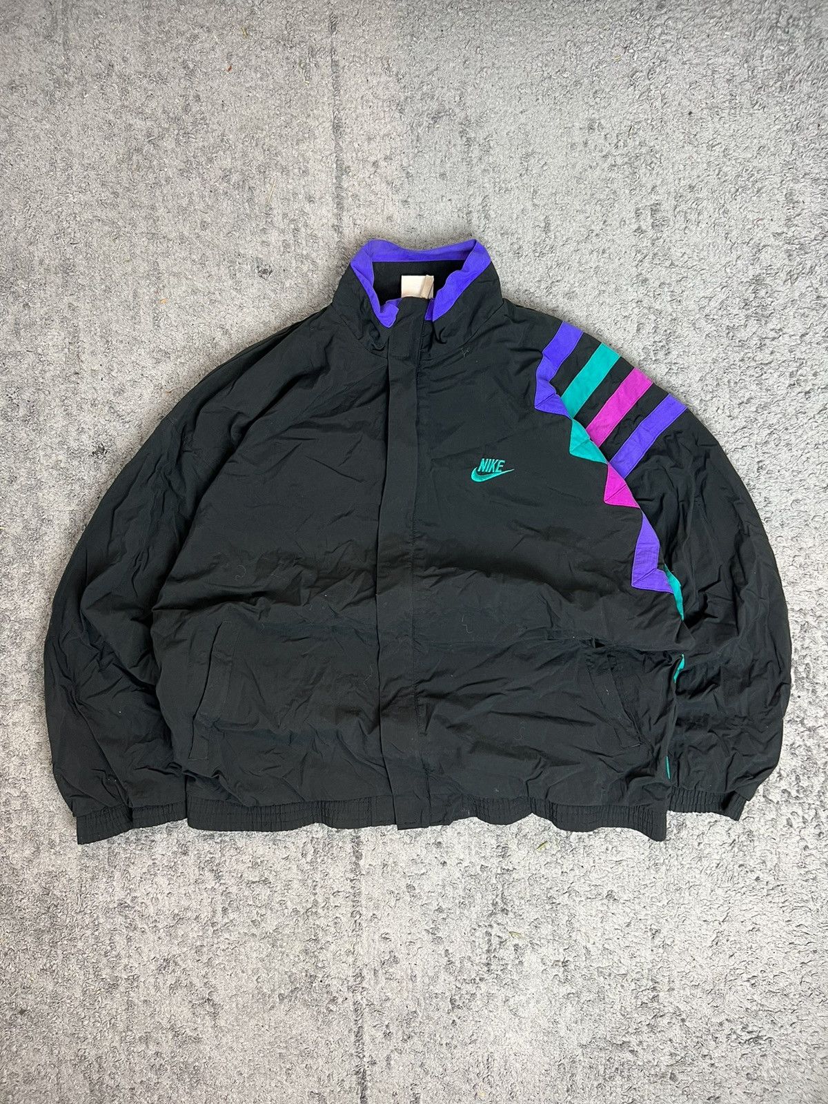 Nike × Nike ACG × Outdoor Life NIKE VINTAGE BASIC LOGO OVERSIZE GORPCORE LIGHT JACKET | Grailed