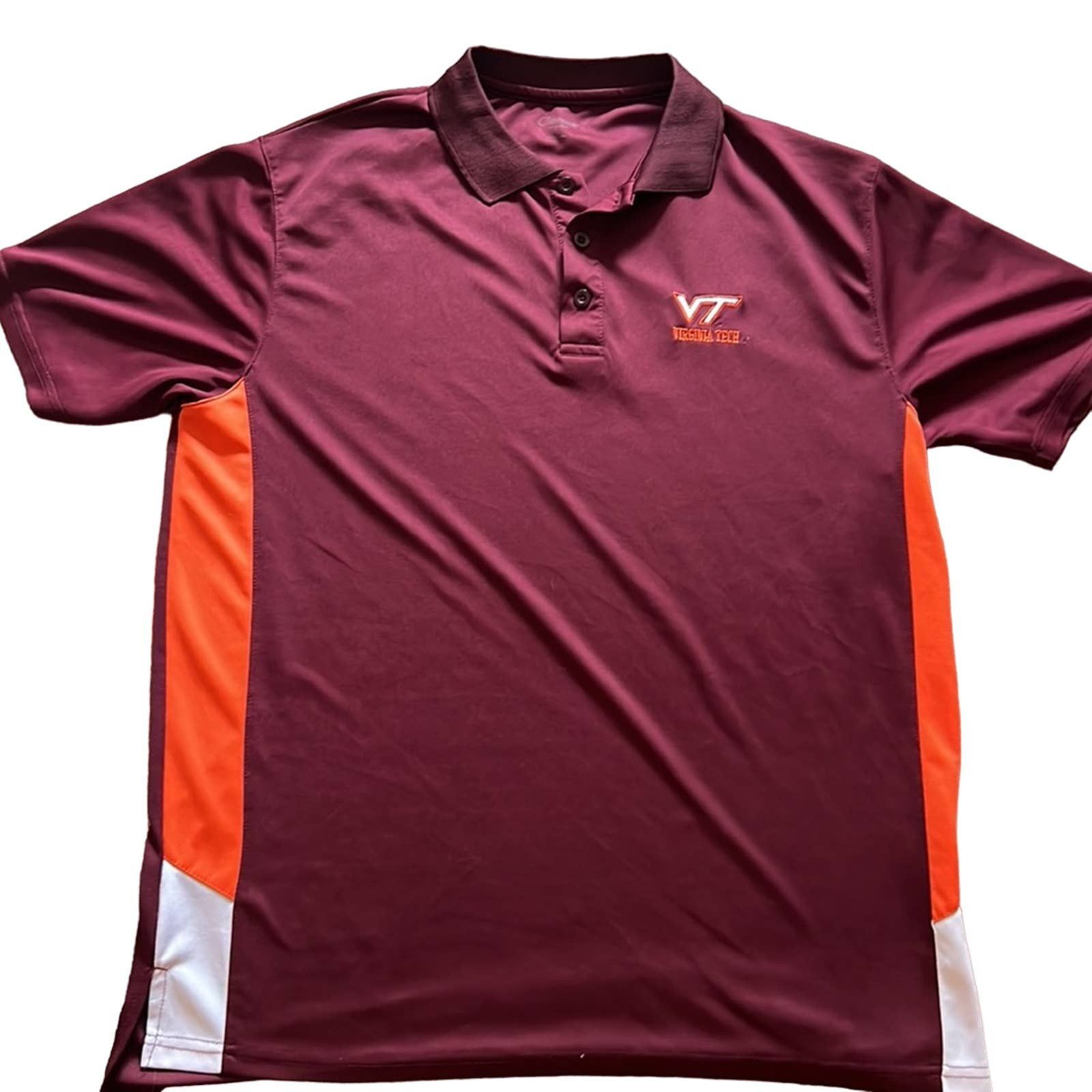 Streetwear Virginia Tech Polo Shirt - Large (VT logo) | Grailed