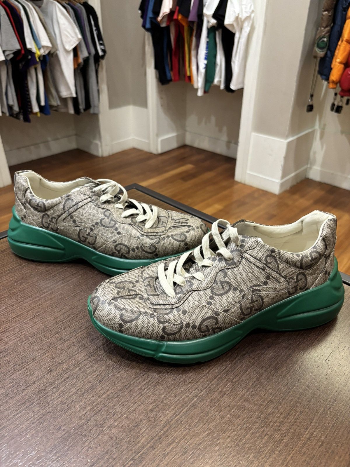 Gucci Gucci Rython Green Monogram | Grailed