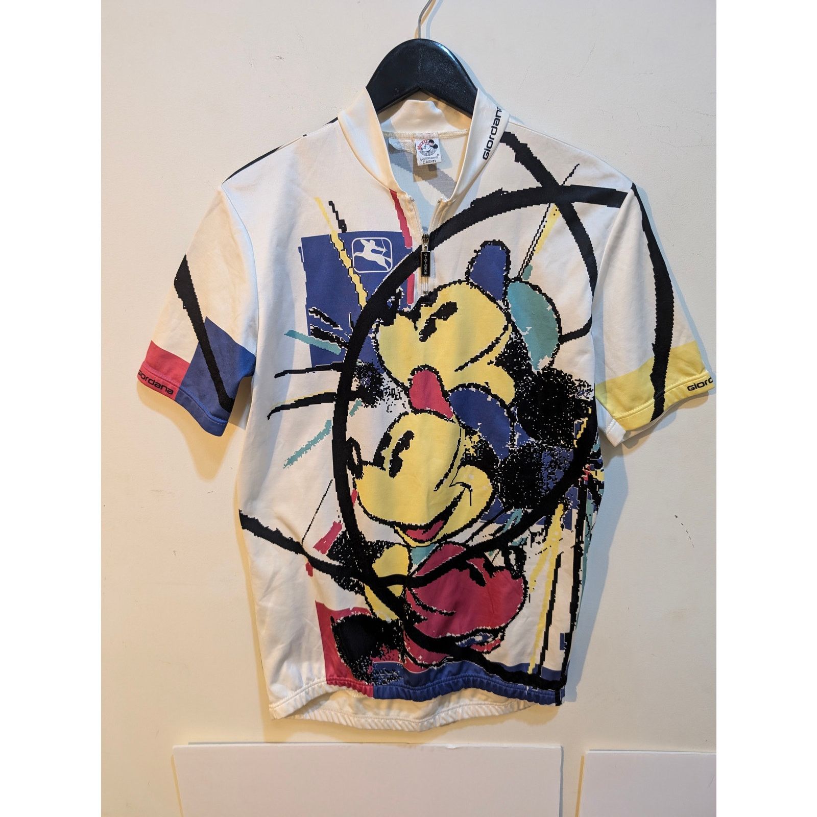 Giordano 1990s Vintage Giordana Mickey Mouse Disney Cycling Jersey M ...