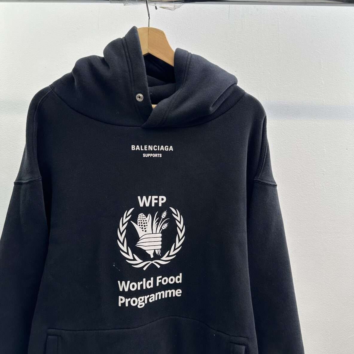 Balenciaga Balenciaga WFP Hoodie Black | Grailed