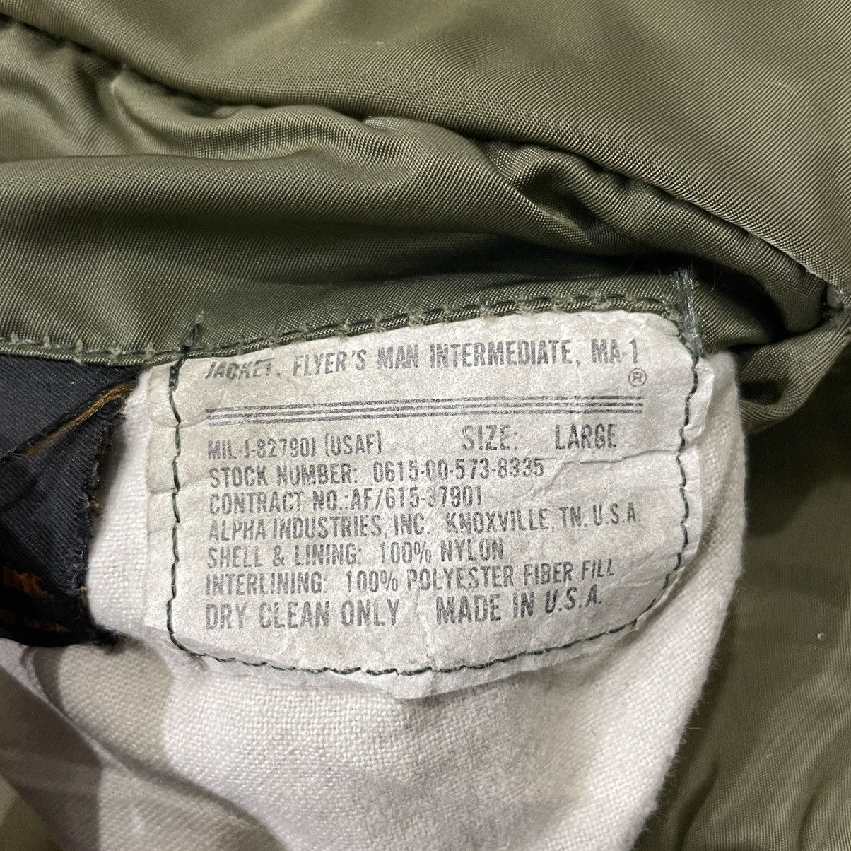 Alpha Industries × Vintage Vintage Alpha Industries MA-1 Flight Bomber Jacket | Grailed