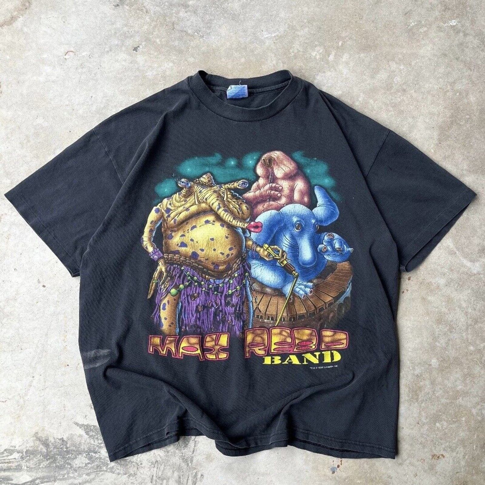 Vintage Vintage 1996 Star Wars T-Shirt MAX REBO Band Rare X-Large | Grailed