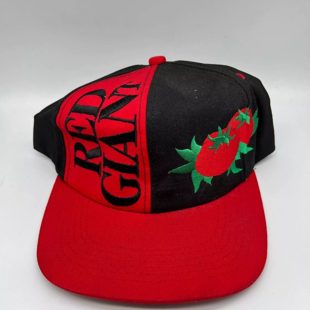 Vintage Vintage Red Giant K-Products Hat Snapback Cap Red Black Men ...