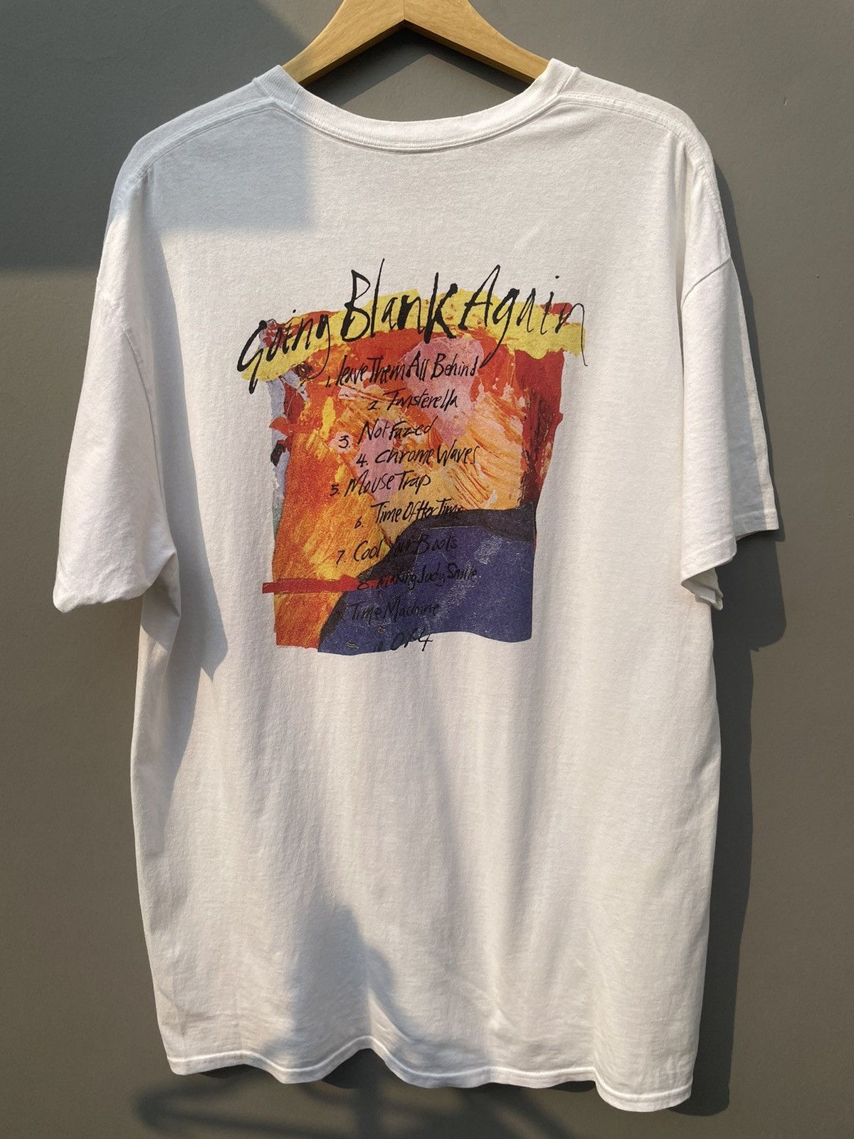 Rare Ride Going Blank Again Album Cover Band Tshirt | Grailed