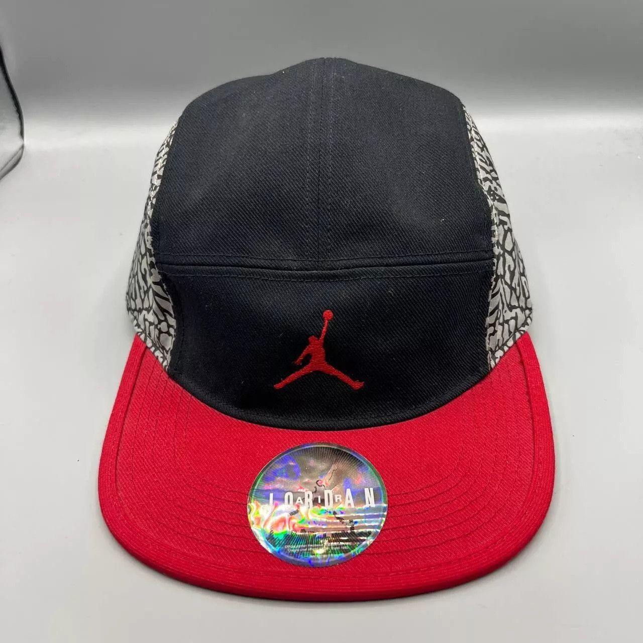 Jordan Brand Air Jordan 5 Panel Hat Cement Elephant Reflective Strap ...