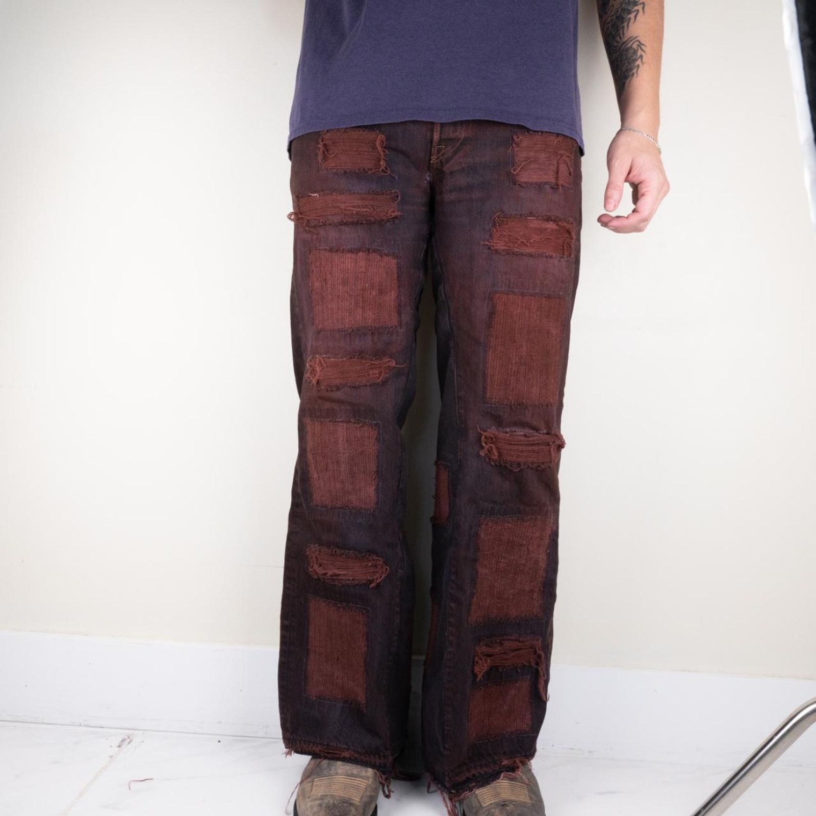 Levi's Custom wide leg baggy flared | Grailed