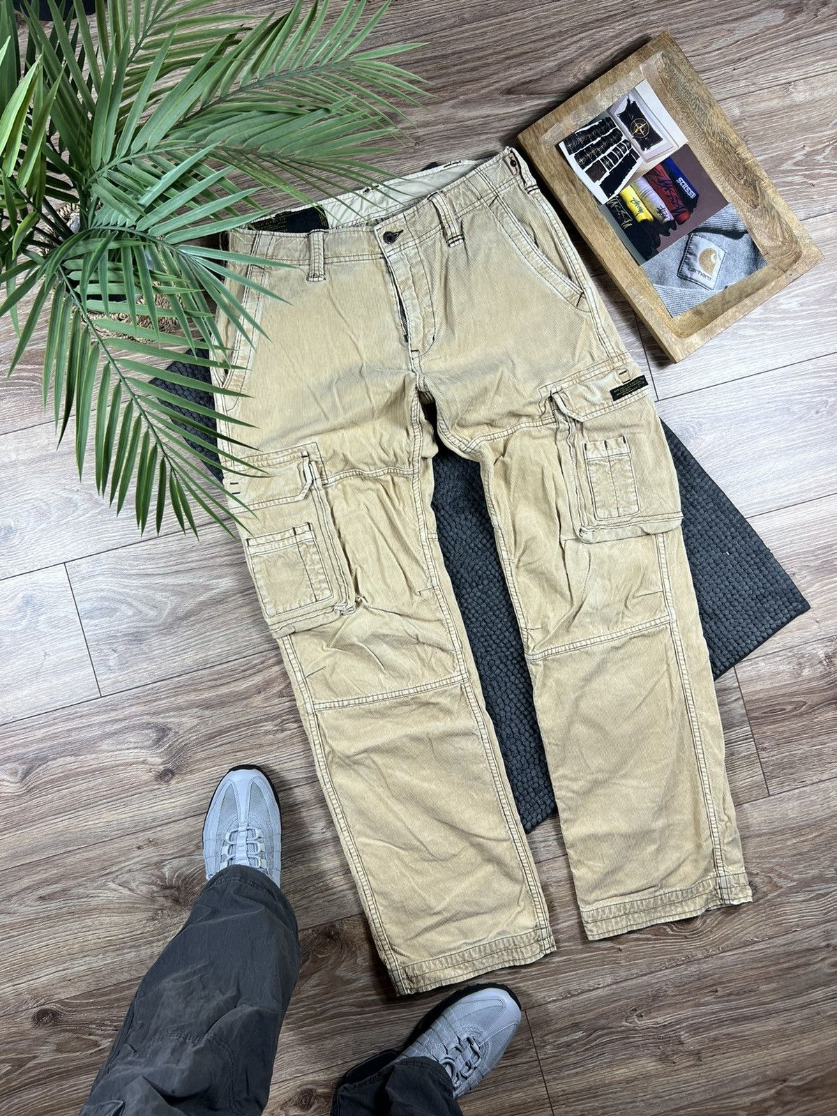 Polo Ralph Lauren 🐊 VINTAGE 90’S RALPH LAUREN CORDUROY MULTIPOCKET CARGO PANTS | Grailed