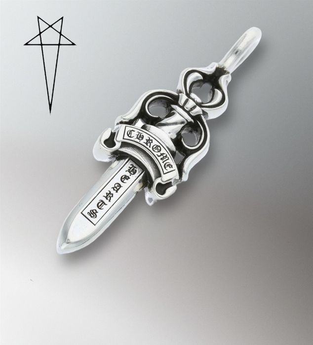 Chrome Hearts Chrome Hearts double dagger neckless | Grailed