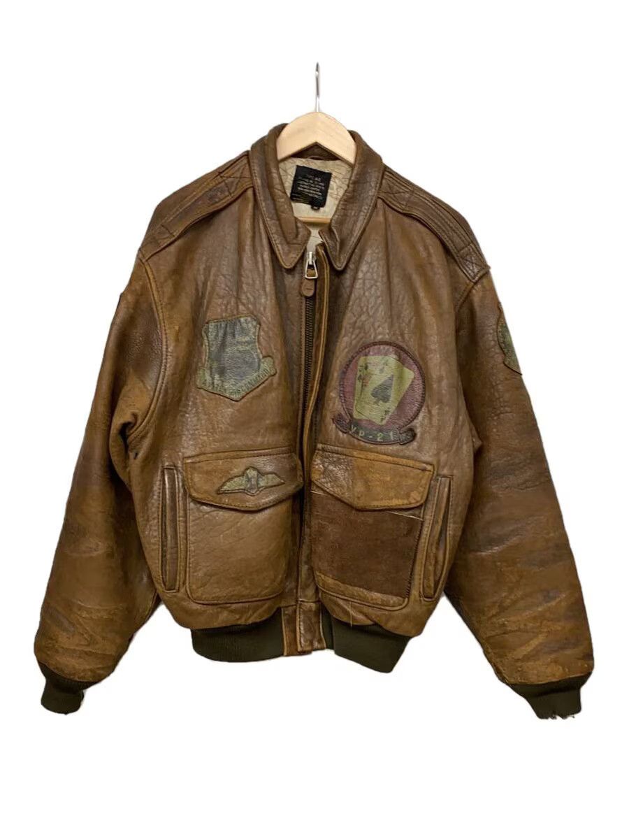Avirex Avirex A-2 Leather Flight Jacket Brown | Grailed