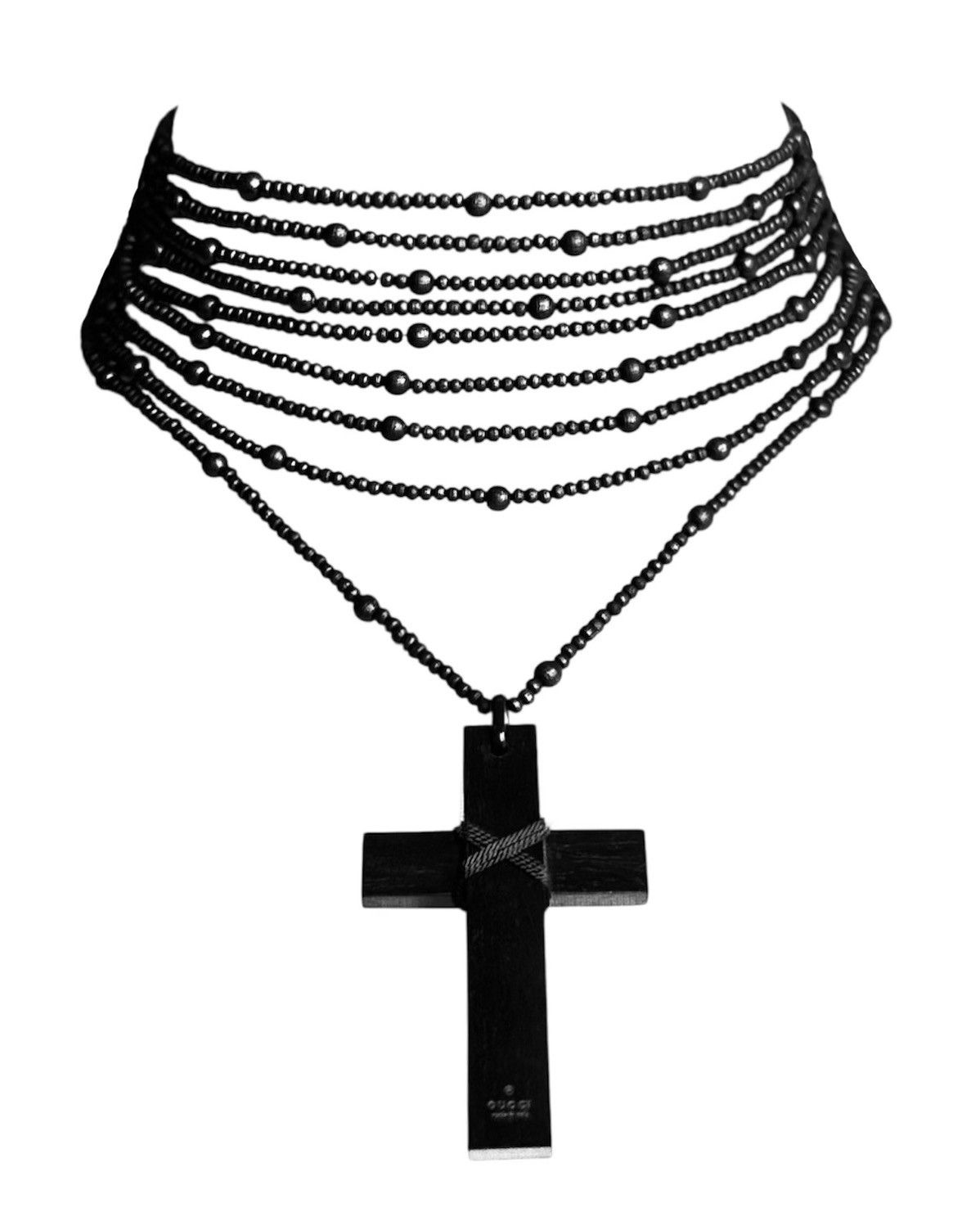 Gucci × Tom Ford GUCCI by Tom Ford Fall 2002 Runway Cross | Necklace ...