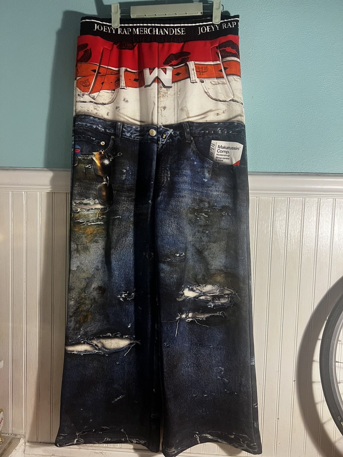 Asspizza × Drain Gang × Streetwear Dress Like Joeyy sweatpants size M ...