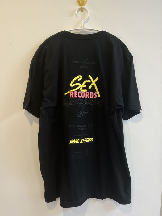 Chrome Hearts Chrome Hearts Sex Records Maxfield Black Tee T Shirt
