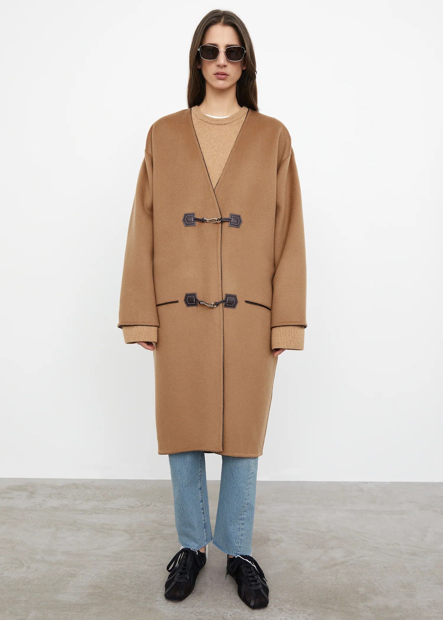 Toteme Toteme Toteme Clasp coat camel Coat | Grailed