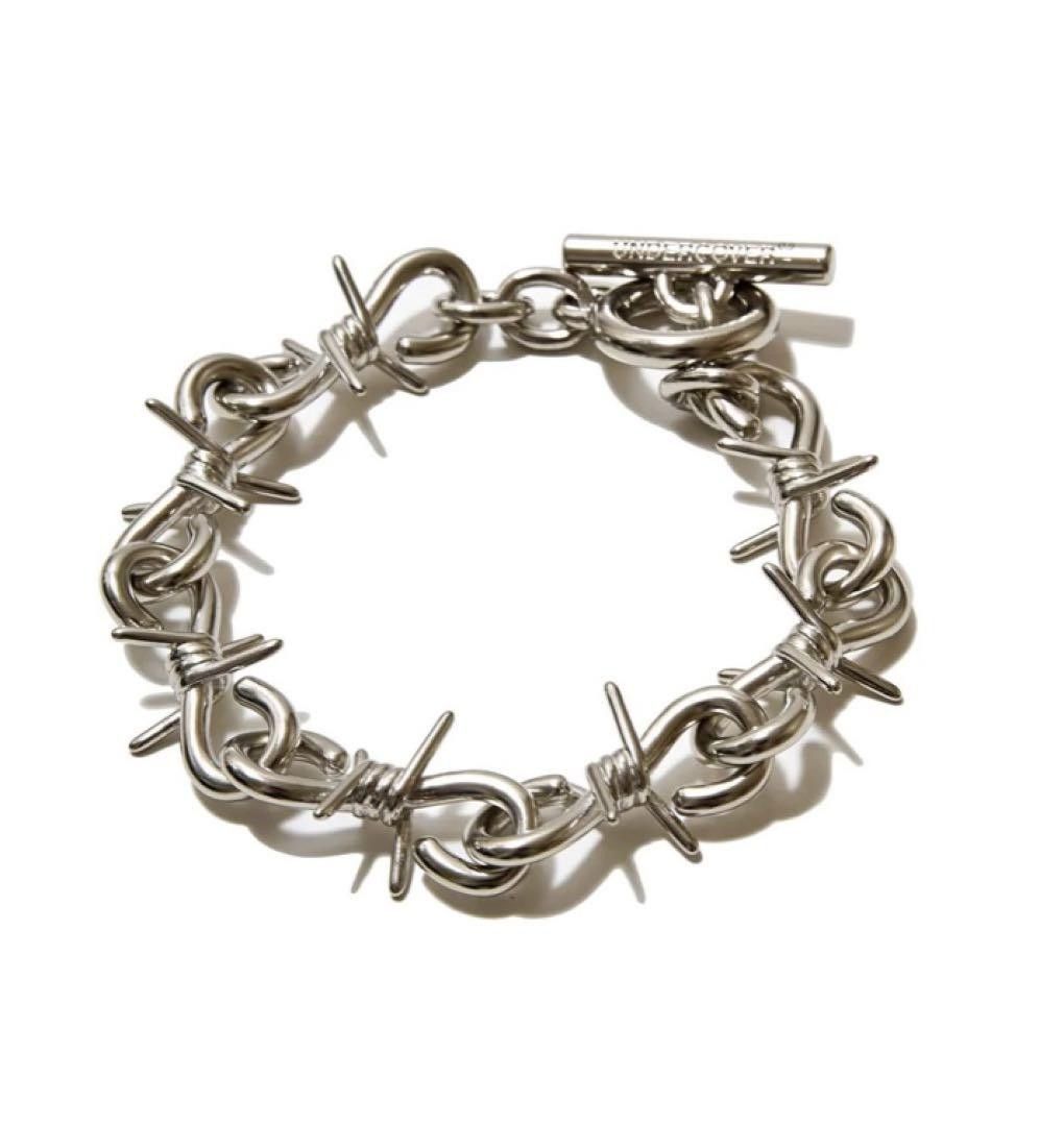 Undercover UNDERCOVER Barbed Wire Bangle Bracelet Silver | Grailed