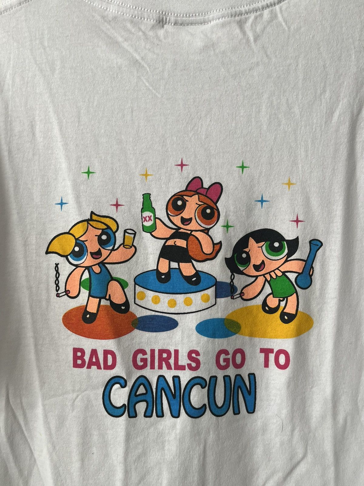 Vintage Y2K 00s The Powerpuff Girls Parody Bootleg Tee | Grailed