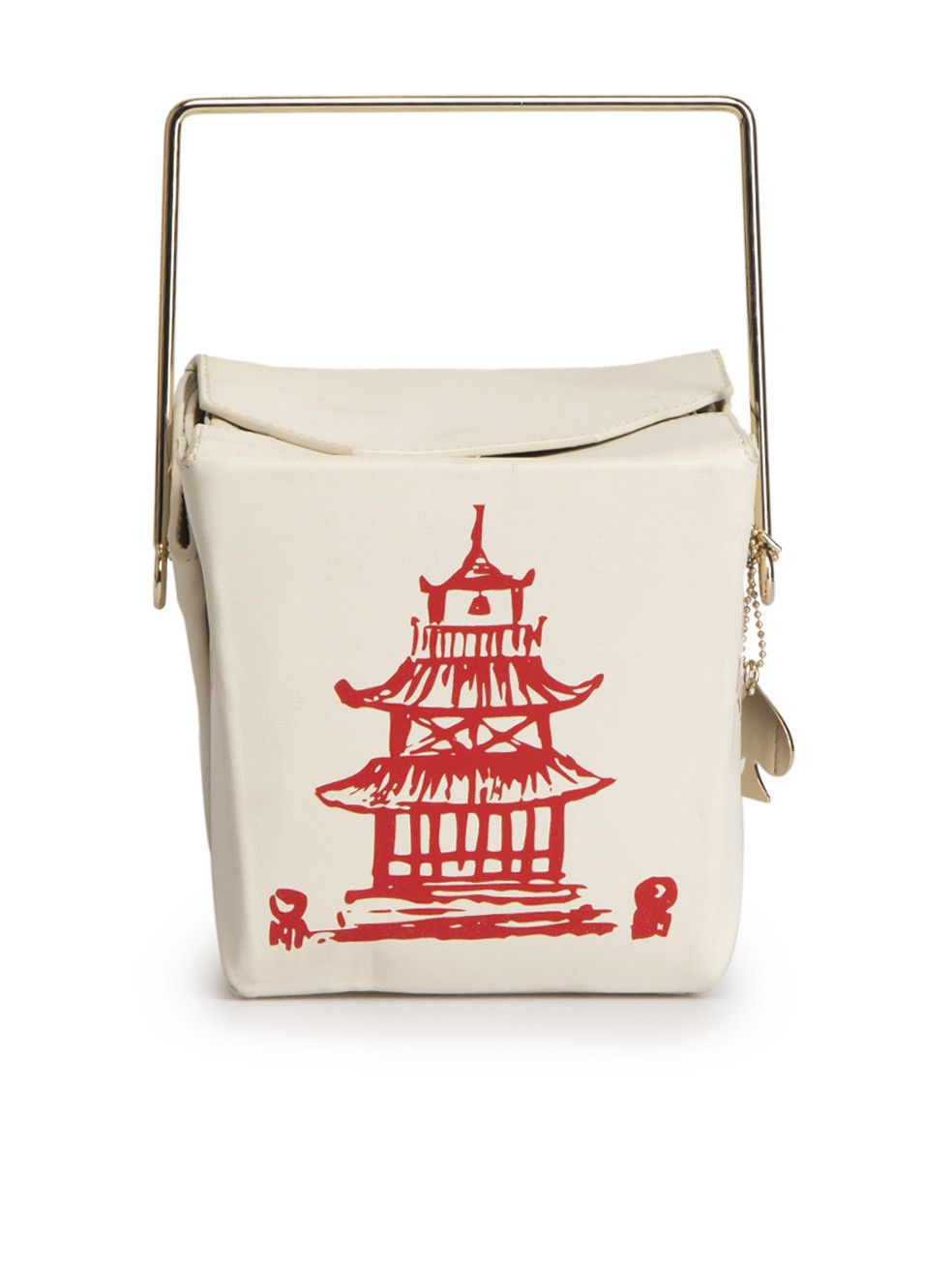 Kate Spade White Leather Hello Shanghai Takeaway Box Bag | Grailed