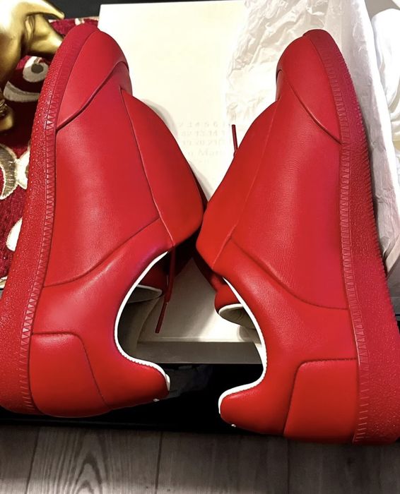 Maison Margiela Maison Margiela Red ‘Future’ Low | Grailed