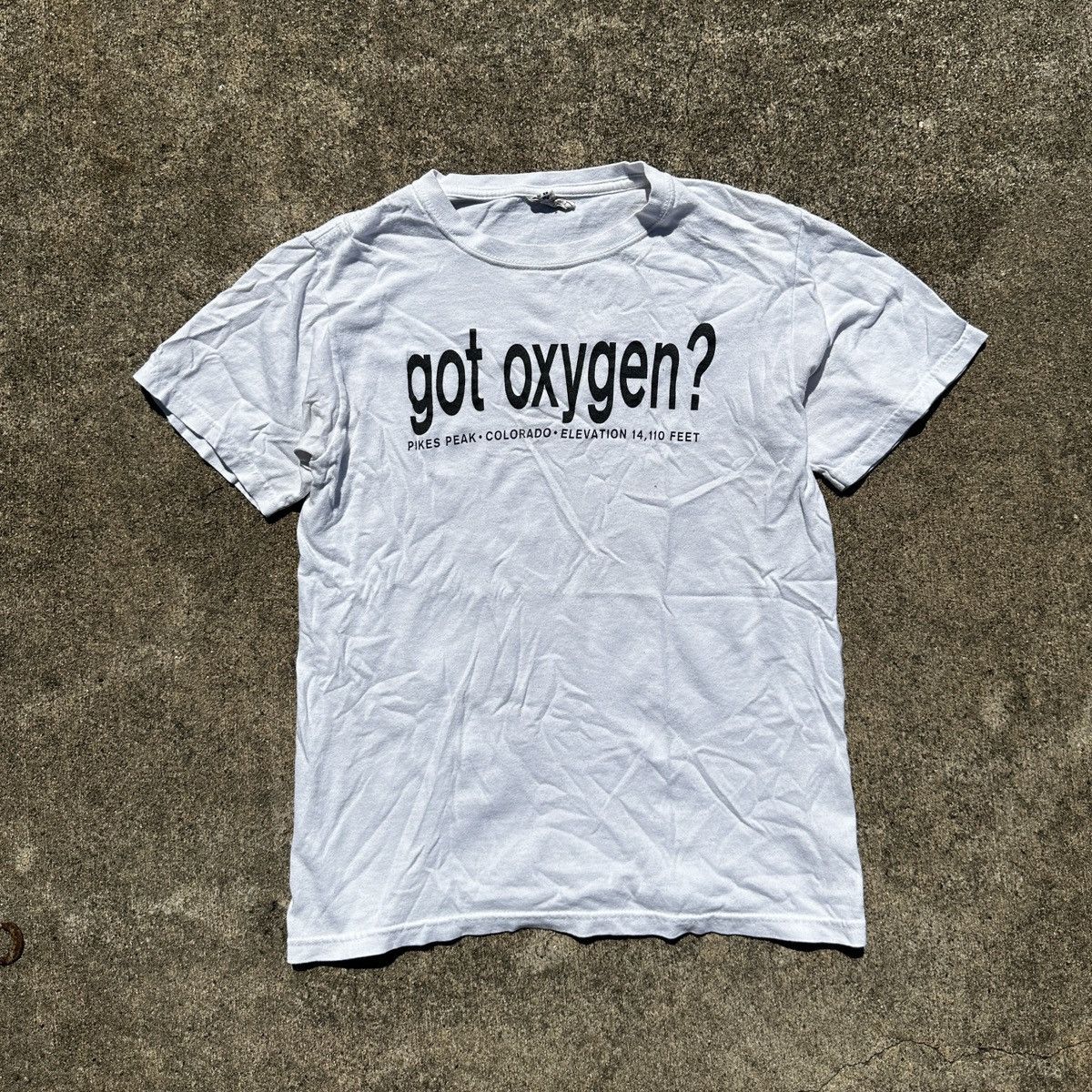 Vintage vintage 2000s Colorado “Got oxygen?” text graphic tee | Grailed