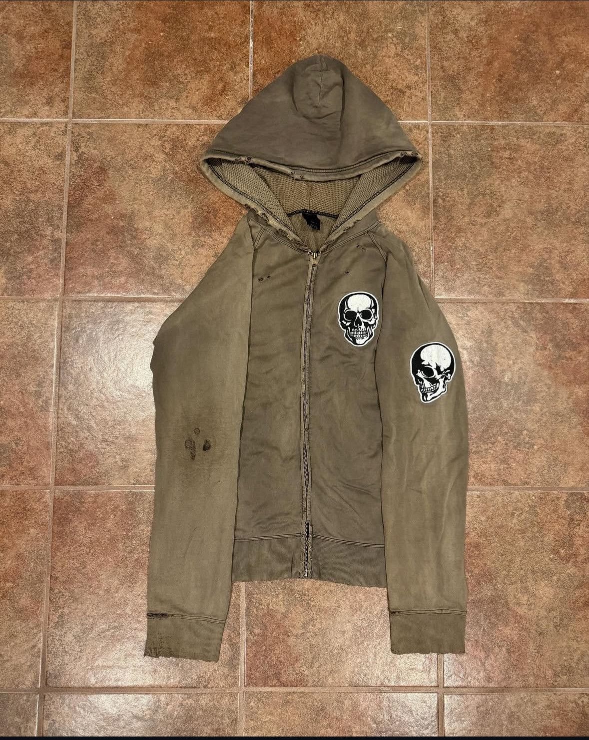 Number (N)ine number nine ss04 double skull zip | Grailed