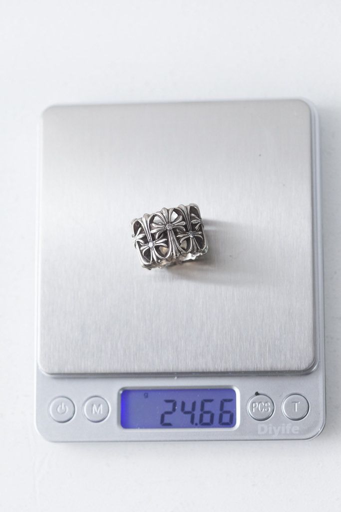 Chrome Hearts Diamond Cemetery ring US 9 | Grailed