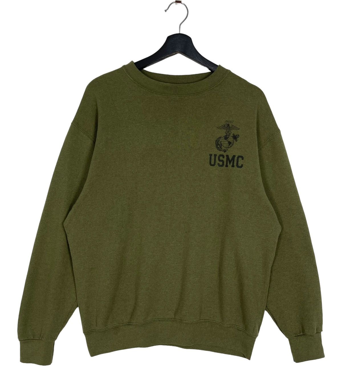 Military × Streetwear × Vintage Vintage USMC Uniform Crew Neck | Grailed