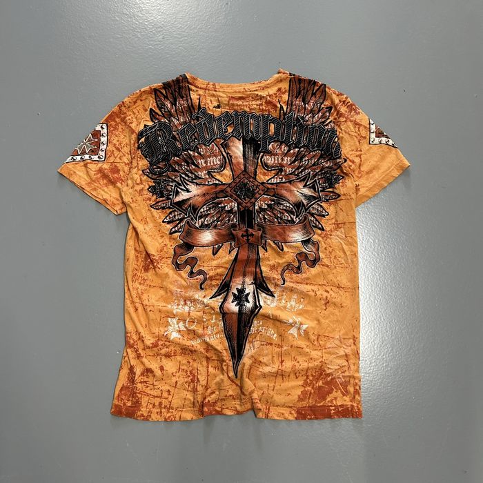 Vintage Crazy vintage y2k affliction cross sematary grunge t-shirt ...