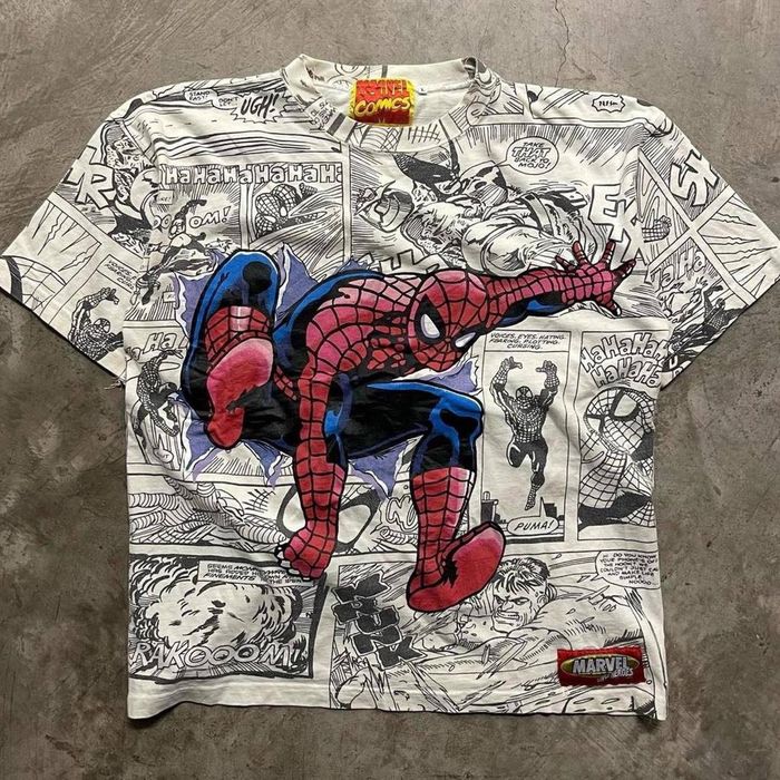 Marvel Comics Vintage 1990s Spider-Man Marvel Graphic Tee Men Large ...