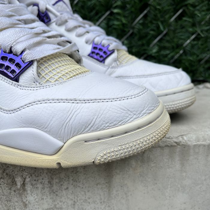 Nike Air Jordan 4 Retro Purple Metallic Sneaker | Grailed